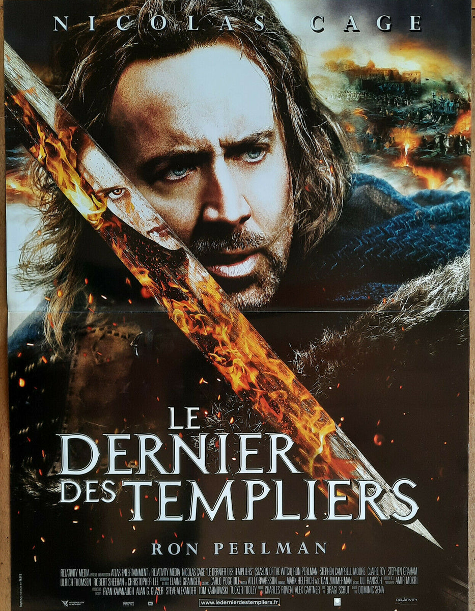 Poster THE LAST OF THE TEMPLARS Ron PERLMAN Nicolas CAGE 40x60cm – CINEAD