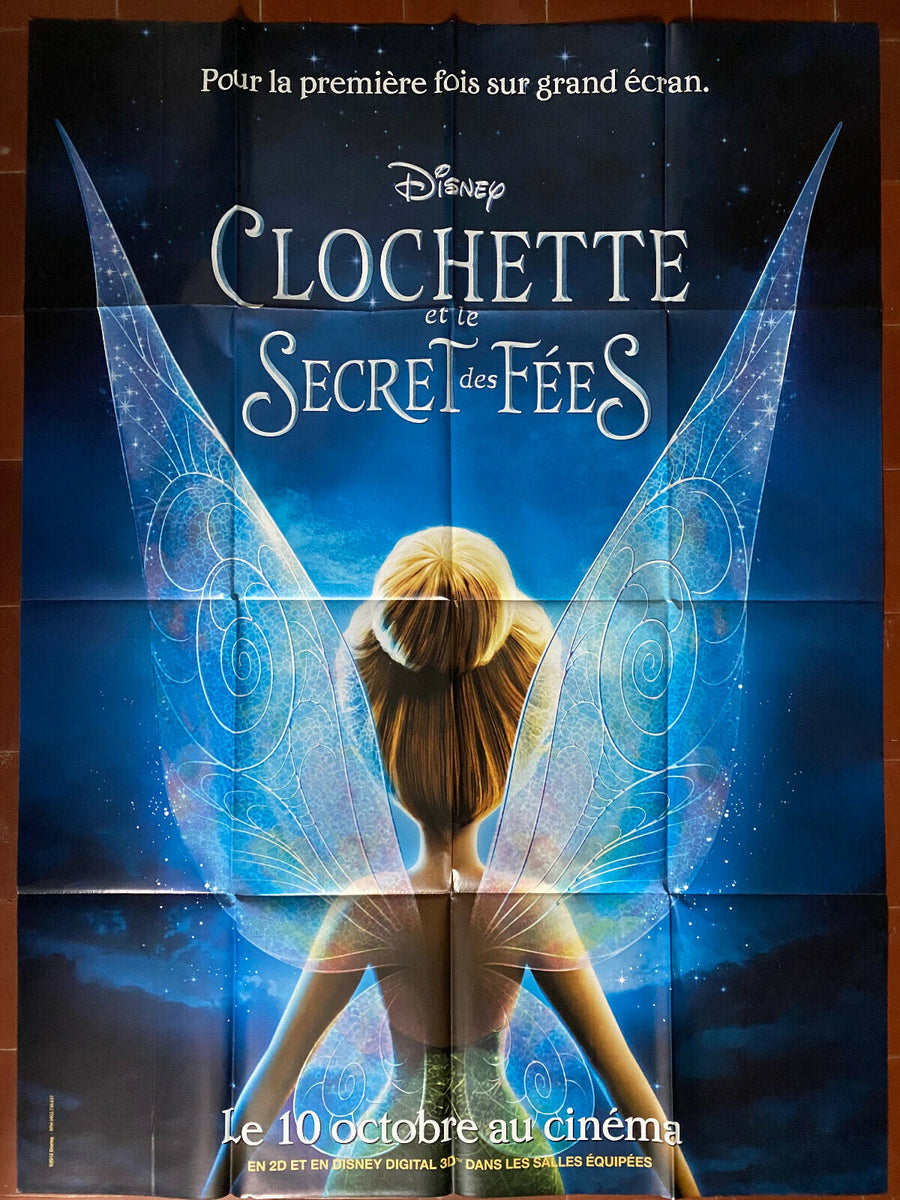 Poster CLOCHETTE AND THE SECRET OF THE FAIRIES Walt DISNEY children's ...
