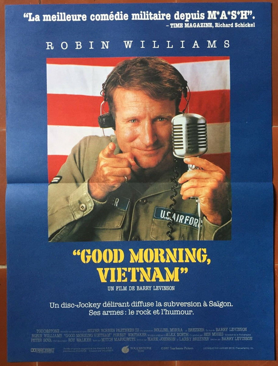 Poster GOOD MORNING VIETNAM Barry Levinson ROBIN WILLIAMS 40x60cm – CINEAD