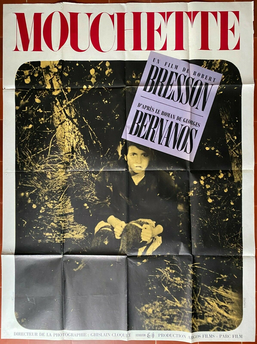 Poster MOUCHETTE Nadine Nortier ROBERT BRESSON Georges Bernanos 120x16 ...