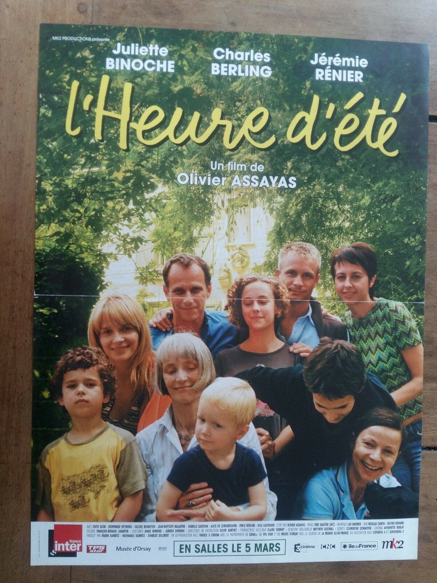 SUMMER TIME poster juliette BINOCHE charles BERLING jeremie RENIER 40x ...