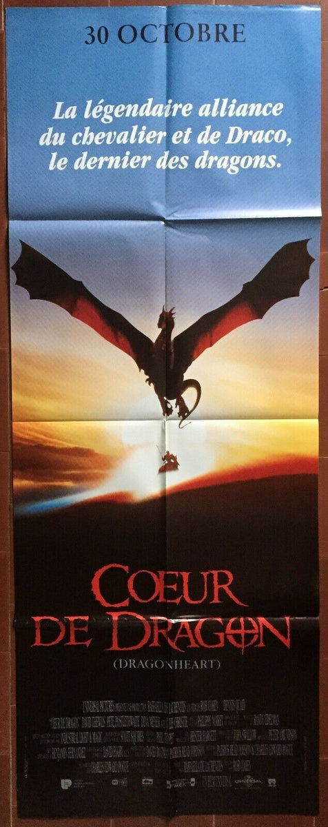 DRAGON HEART Poster Dragonheart DENNIS QUAID Sean Connery 60x160cm – CINEAD