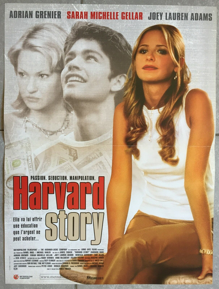 Poster HARVARD STORY James Toback SARAH MICHELLE GELLAR 40x60cm * – CINEAD