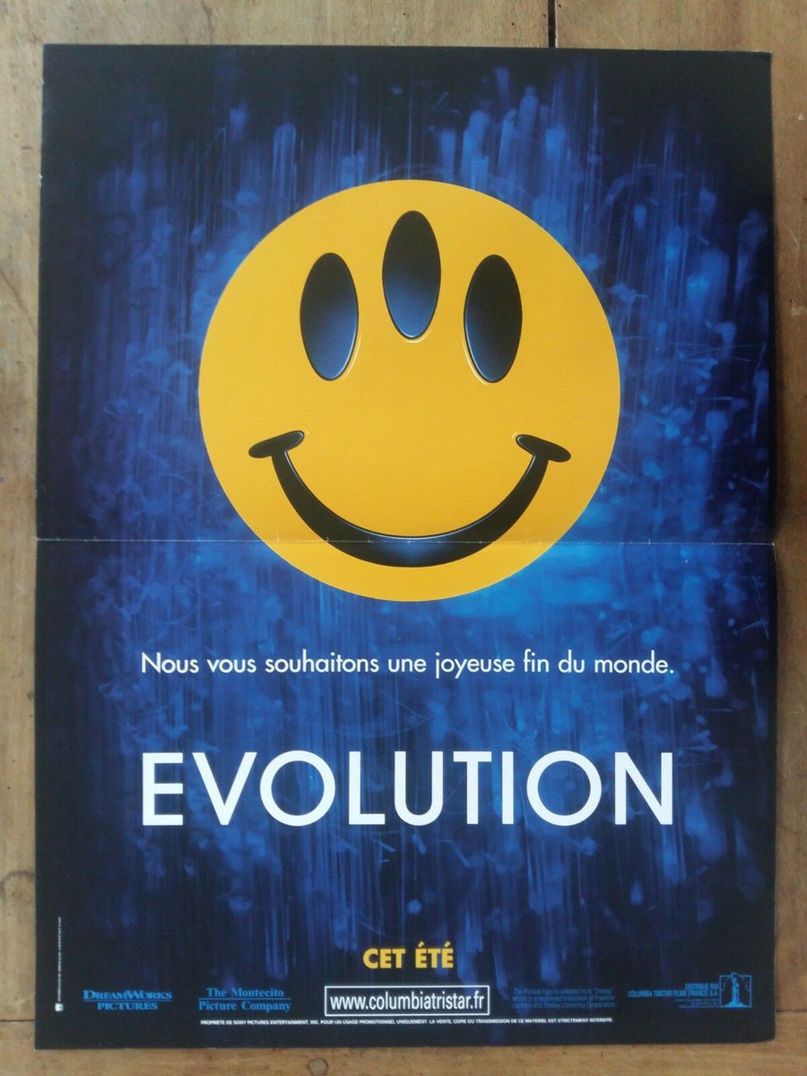 Poster EVOLUTION ivan REITMAN david DUCHOVNY SMILEY 40x60cm * – CINEAD