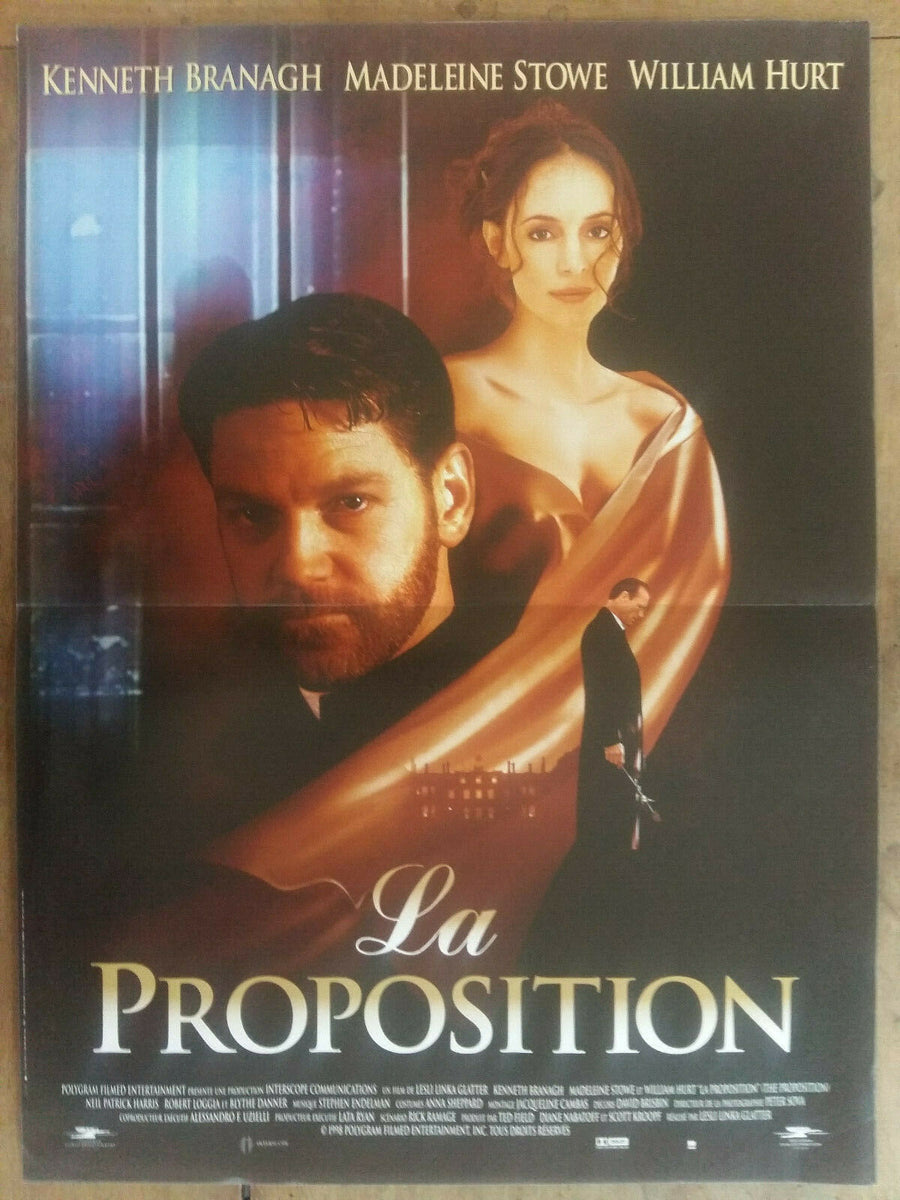 Poster THE PROPOSAL Kenneth BRANAGH Madeleine STOWE William HURT 40x60 ...