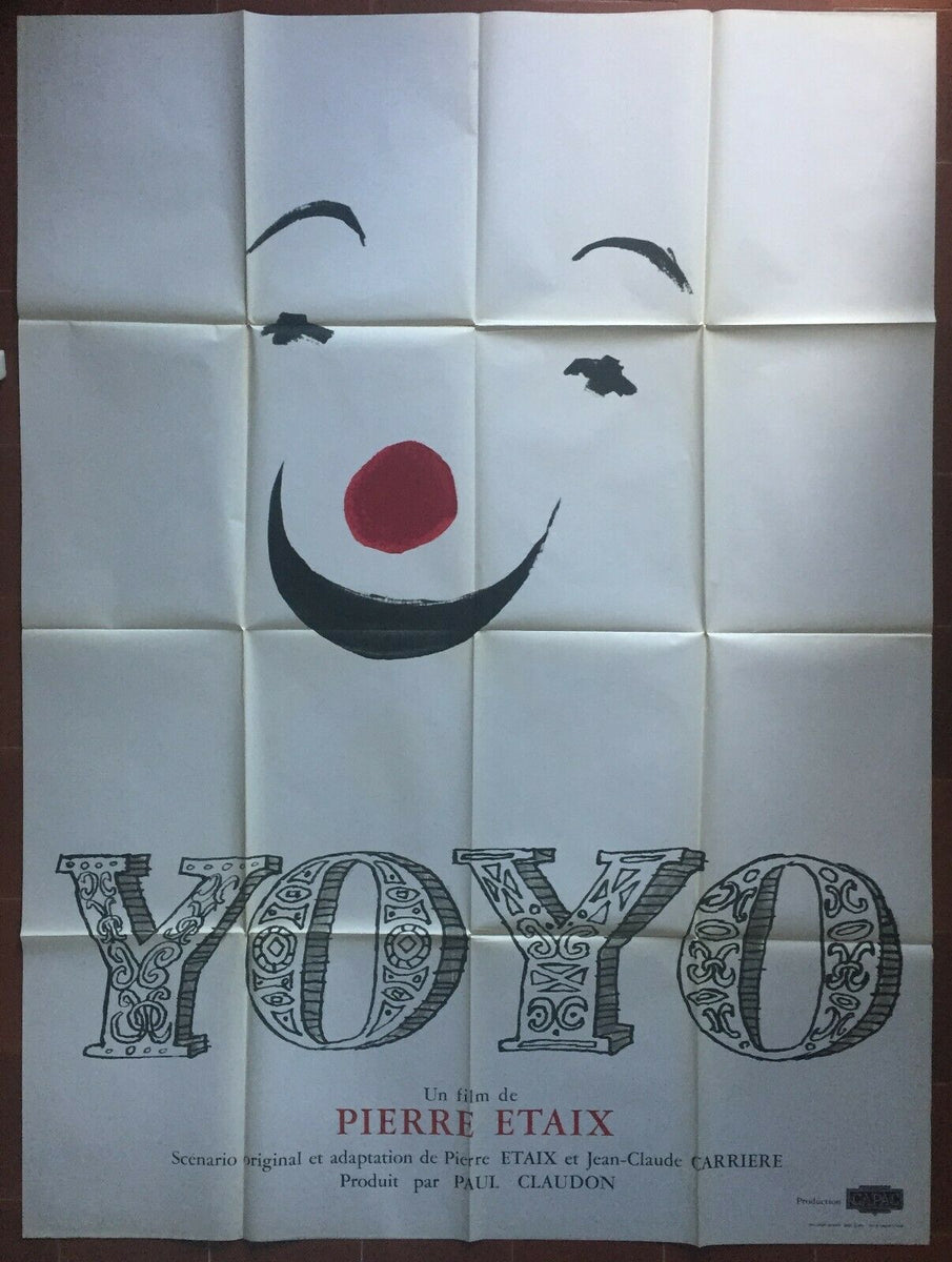 Affiche YOYO Claudine Auger PIERRE ETAIX Cirque Circus Clown 120x160cm ...