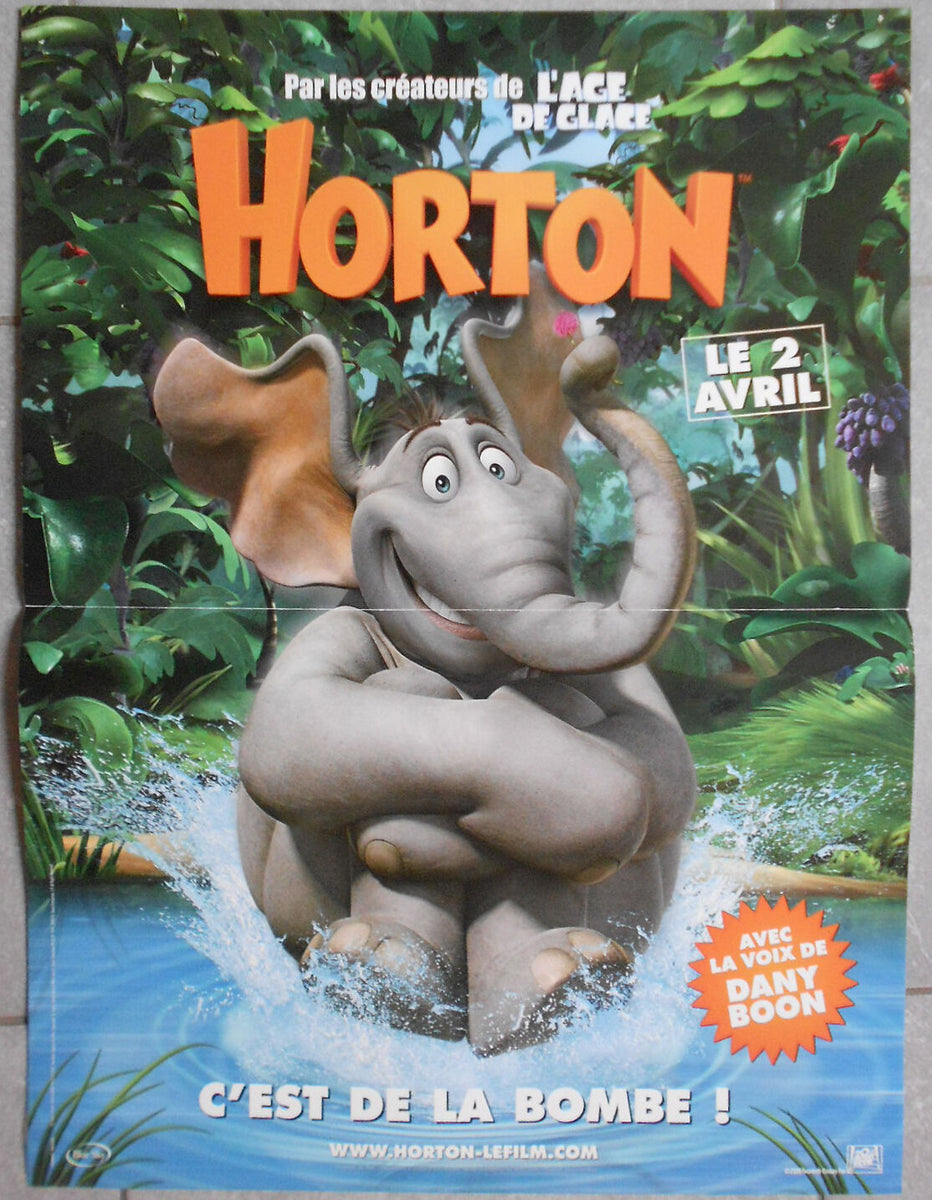 Poster HORTON Jimmy Hayward STEVE MARMTINO Elephant 40x60cm – CINEAD