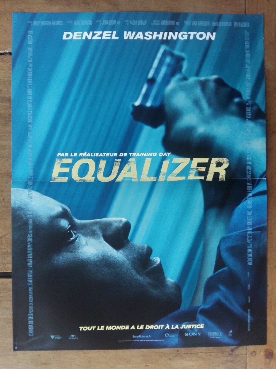 Poster EQUALIZER antoine FUQUA denzel WASHINGTON police weapon 40x60cm ...