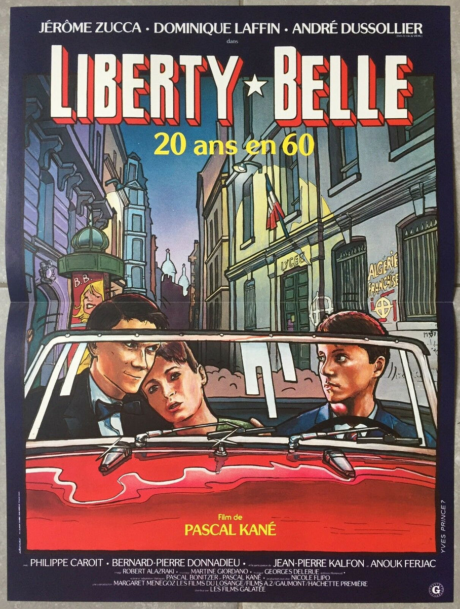 Poster LIBERTY BELLE Pascal Kané JEROME ZUCCA Dominique Laffin 40x60cm ...