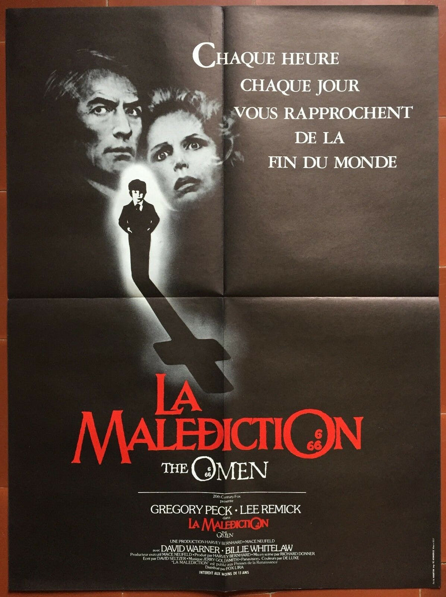 Poster THE CURSE The Omen GREGORY PECK Lee Remick 60x80cm – CINEAD
