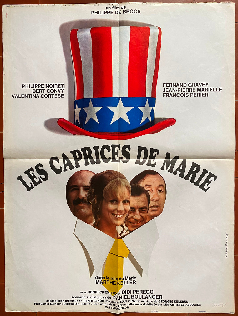 Poster THE CAPRICES OF MARY Valentina Cortese PHILIPPE NOIRET De Broca ...