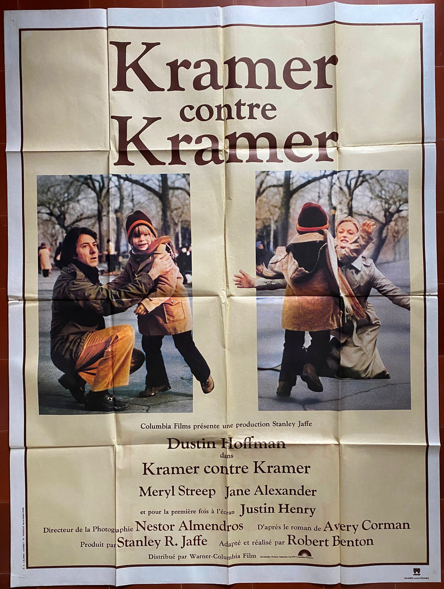 Affiche KRAMER CONTRE KRAMER Dustin HOFFMAN Meryl STREEP 120x160cm – CINEAD