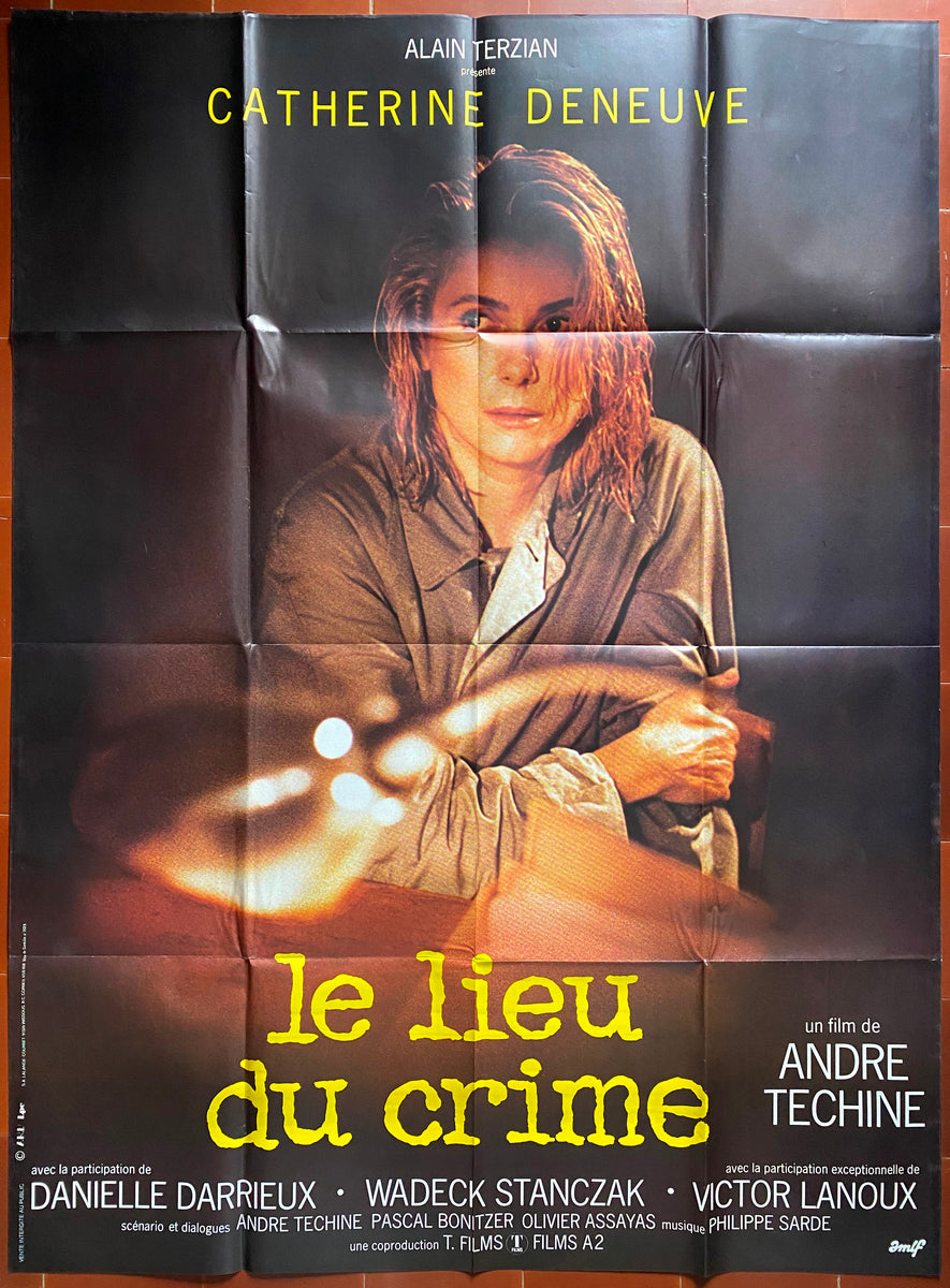 Poster PLACE OF CRIME André Téchiné CATHERINE DENEUVE Danielle Darrieu ...