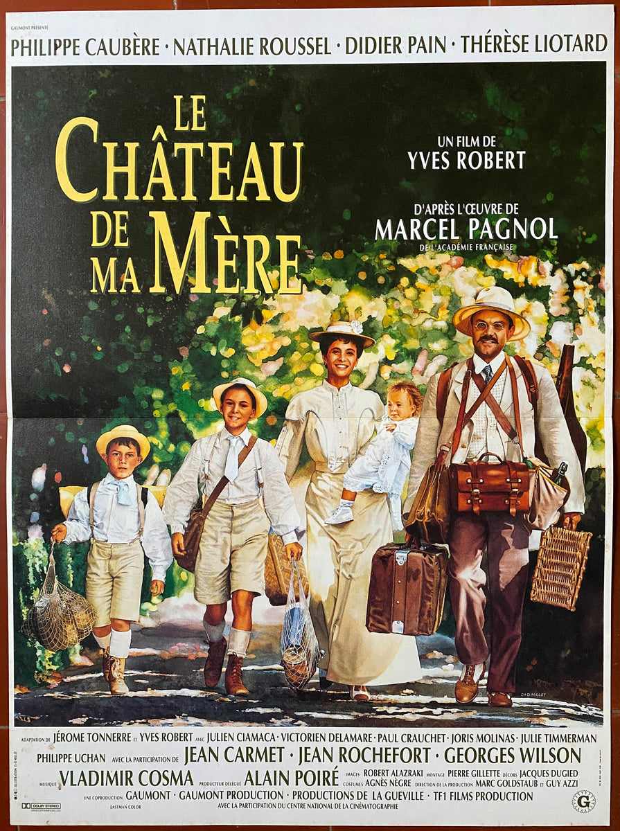 Poster MY MOTHER'S CASTLE Julien Ciamaca YVES ROBERT Philippe Caubère ...