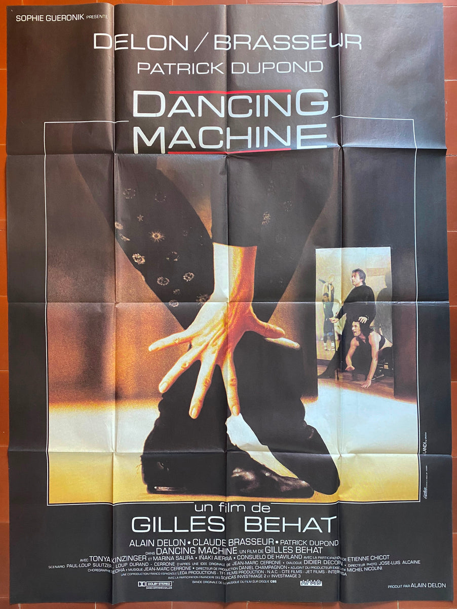 DANCING MACHINE Poster Gilles Béhat PATRICK DUPOND Alain Delon 120x160 ...