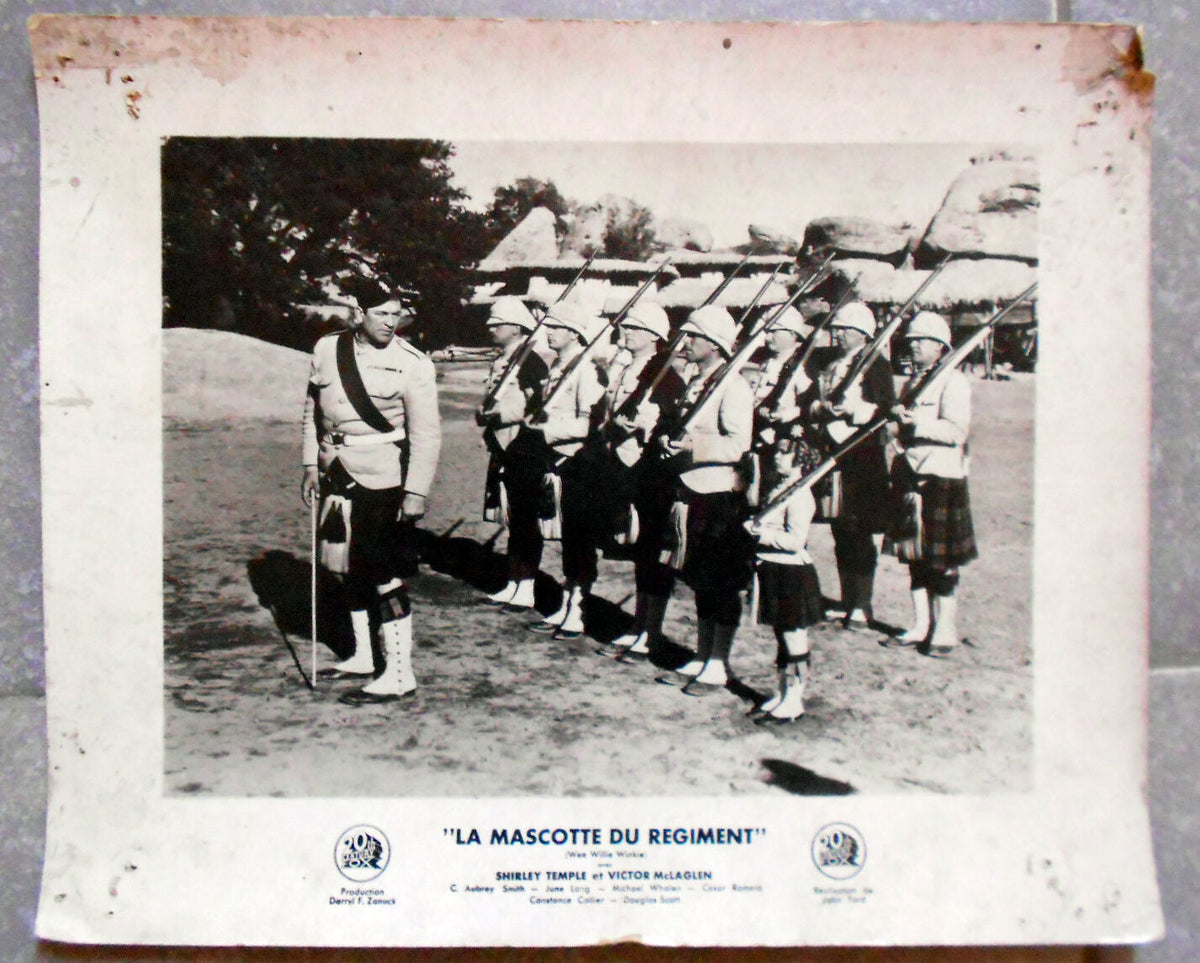 THE REGIMENT MASCOT Wee Willie Winkie SHIRLEY TEMPLE John Ford 1937 B ...