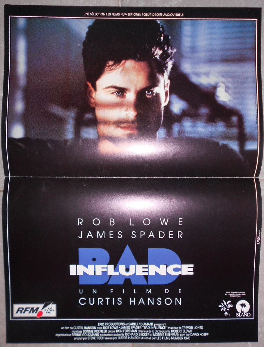 Poster BAD INFLUENCE David Koepp ROB LOWE James Spader 40x60cm – CINEAD
